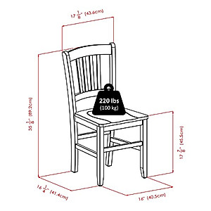 Winsome Madison Seating, Walnut