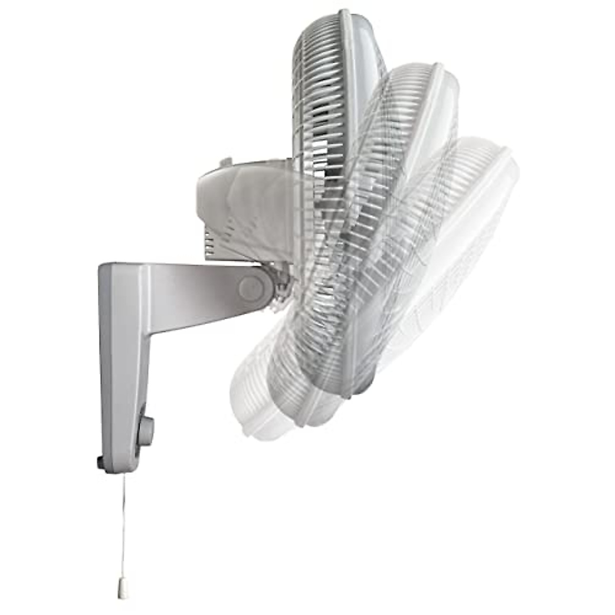 Lasko 16" 3-Speed Oscillating Wall Mount Fan for Indoor Use, M16900, Light Grey