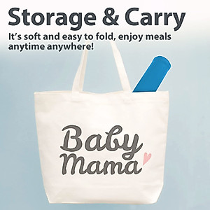 Placemats for Baby, Stain-Resistant Silicone Toddler Food Mats for Baby Eating, Dining Table Mat for Restaurant, Baby Blue