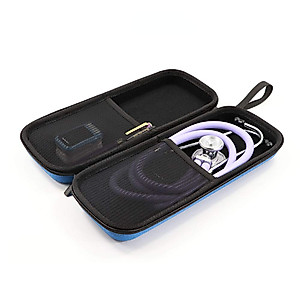 Stethoscope Carrying Case, Mesh Pocket for Nurse Accessories (Rose red)