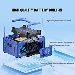 AIVOLT Portable Power Station 800W/892Wh Solar Powered Generator, 3 AC Outlets, 2 USB-C Ports, 2 Fast Charge Ports, Wireless Charging, Solar Generator for Outdoor Camping Hiking, Indoor Backup