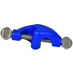 EISCO Bosshead, Heavy Duty - Fits Rods up to 16mm - Screw Adjustable - Thick Casting for Heavy Loads - Powder Coated Zinc Alloy - High Torsional Strength - Research, Industrial Lab Grade