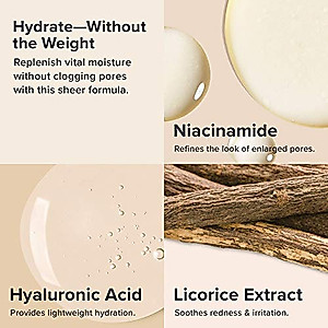 Paula's Choice CLEAR Oil-Free Moisturizer, Lightweight Face Moisturizer for Acne-Prone Skin, Pore-Minimizing Niacinamide, Soothing Antioxidants, Ceramides to Calm Redness