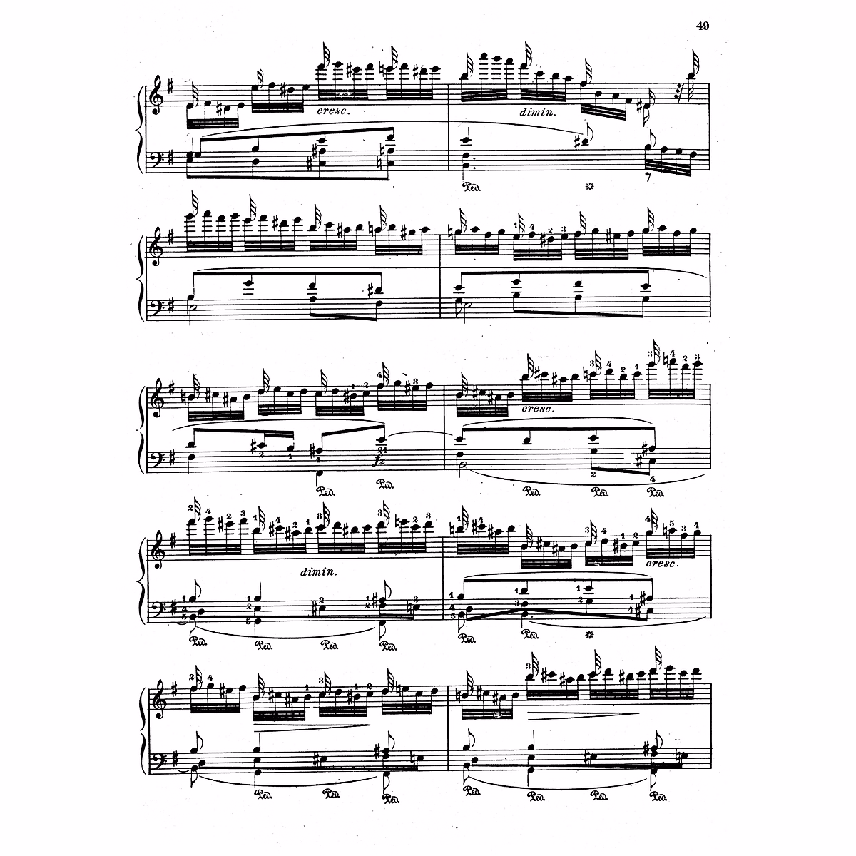 12 Etudes caracteristiques, Op.2 for Piano by Adolf von Henselt (Schirmer) [ReImaged Loose Leaf Facsimile Edition 2019.]