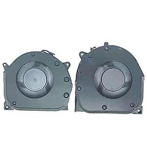 QUETTERLEE Replacement New CPU+GPU Cooling Fan for Lenovo Legion Y540-15IRH 81SX Y7000-2019 81NS (GTX1660Ti) Series DFS5M325063B11 FLGA DFS200105BD0T FLGB EG75070S1-1C030-S9A EG75070S1-1C010-S9A Fan