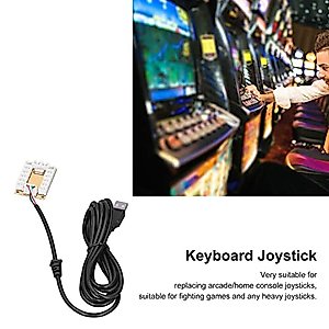 Fight Sticks, Accessories Simple Installation Zero Delay Joystick Kit Retro for Game Halls