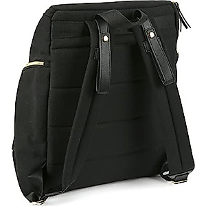 Dabney Lee Unisex Baby Fiona Backpack Diaper Bag, Black
