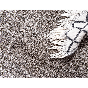 Unique Loom Del Mar Collection Area Rug - Maria (6' 1" Round, Gray/ Ivory)