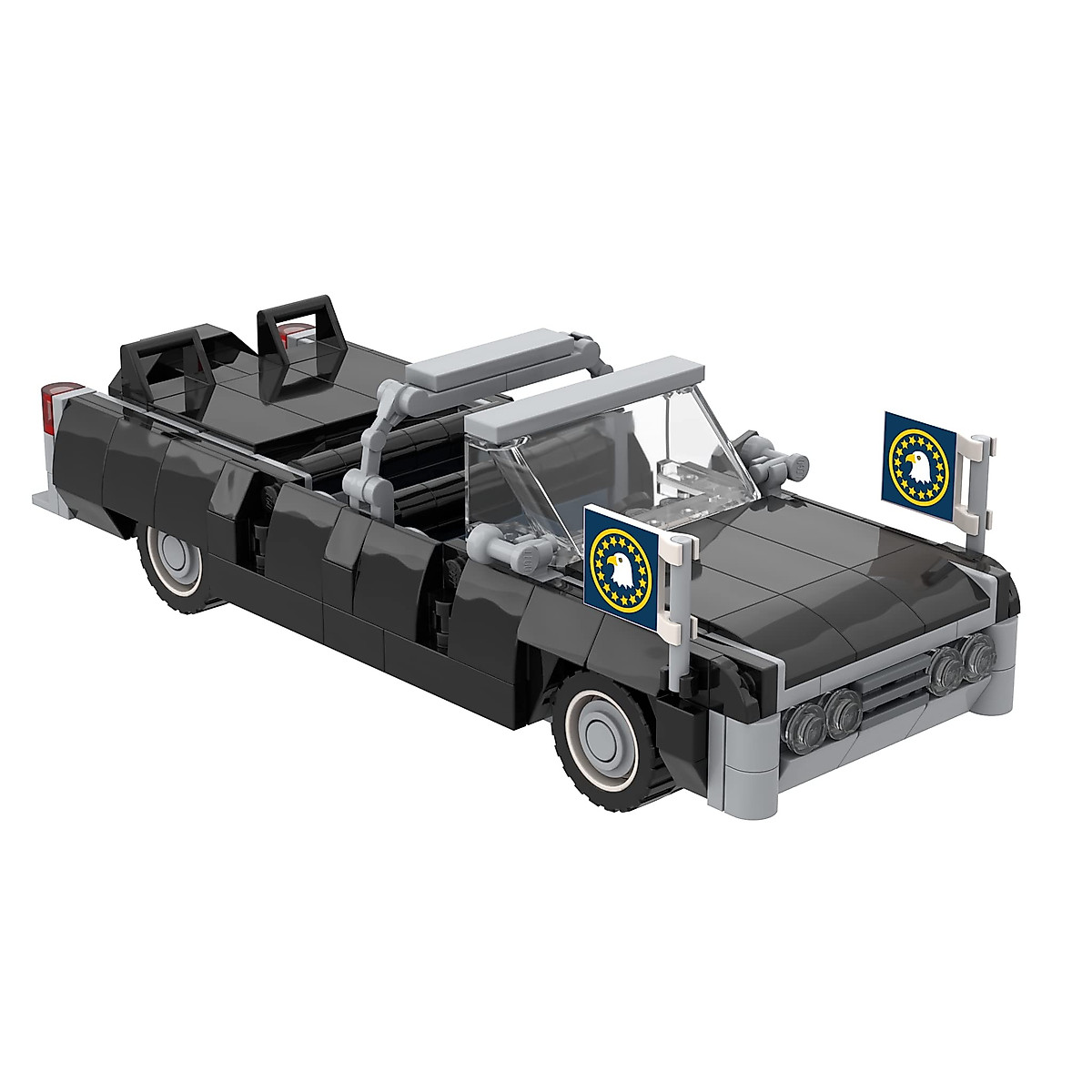 Brick Loot Presidential Limousine Limo Toy Building Blocks Set, 292 Pieces, Car Toys Limousine Toy Car Model Kit 100% Compatible with Lego and Other Major Brick Brands, for Adults & Kids Age 6+