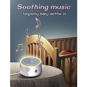 Dreamegg D1 Pro White Noise Sound Machine, 3-in-1 Baby Soother Sound Machine Separate Night Light, 29 HiFi Sounds, Noise Machine for Sleeping & Relaxation for Adults Baby Registry Gift (D1 Upgraded)