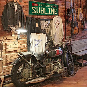 Vintage Metal Tin Sign Long Beach California Sublime Poster Grunge Hippie Room Decor Rock Band Posters Sublime Tapestry Funny Street Signs For Bedroom Wall Aesthetic 90s Bathroom Sign 12 X 6 Inch