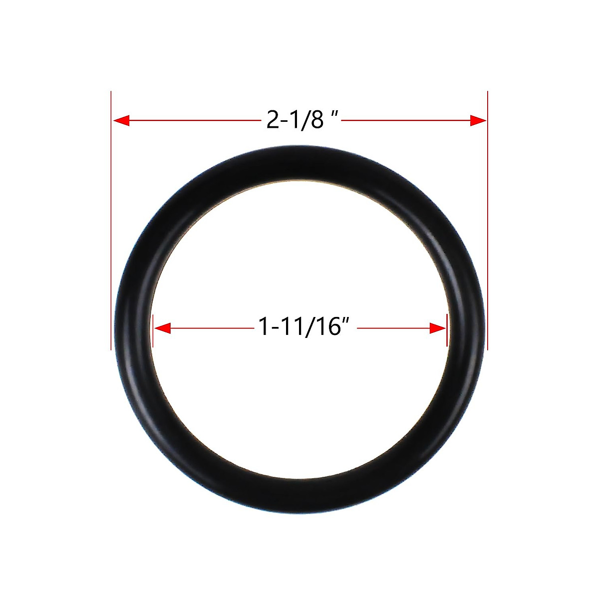 (5 Pack) for T&S Brass 010389-45 O-Ring Replacement Plunger Rubber Gasket for Three-Layer Sink Drain and Torsion Waste Drain Valve Seals