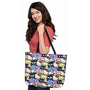 Hello Kitty and Friends Tote My Melody Keroppi Chococat Tuxedo Sam Print Bag