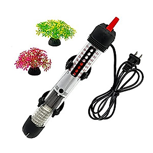 Nobiqfoq Fish Tank Aquarium Heater - Submersible Thermostat Adjustable Temperature Heater for Saltwater & Freshwater 50W