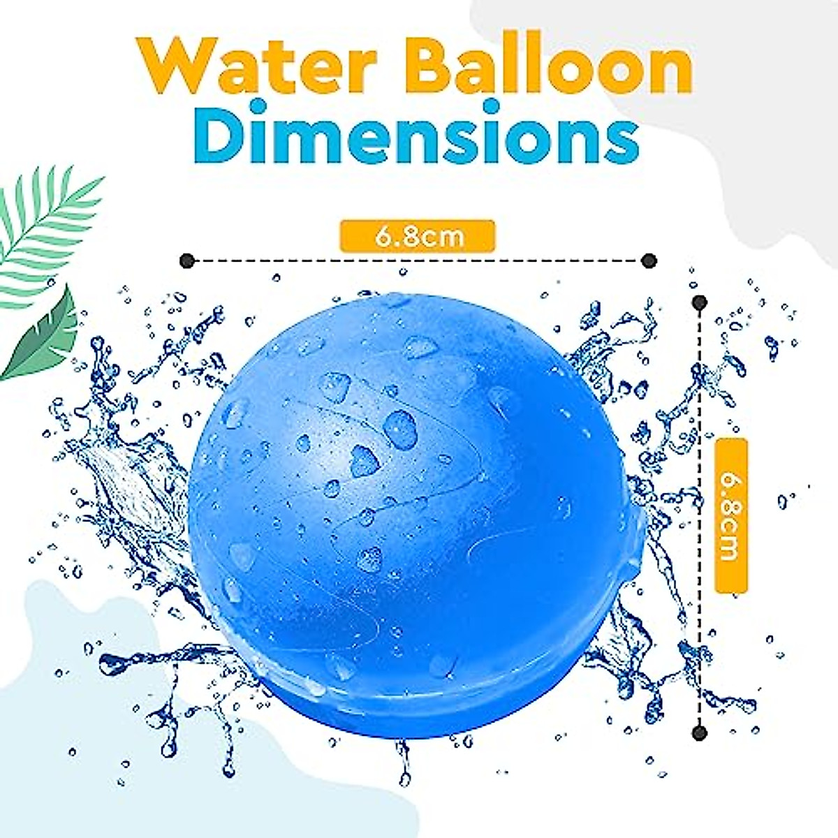 LEGACY KIDS Reusable water balloons For Kids, Water Balloons Quick Fill, Refillable Water Balloons For Kids, Reusable Water Balloons Magnetic, Reuse Water Balloons, Silicone (12) (Regular)