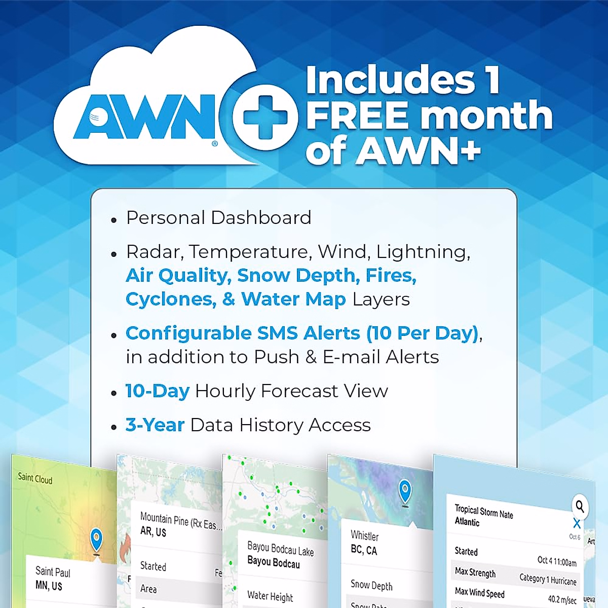 Ambient Weather WS-2902 WiFi Smart Weather Station