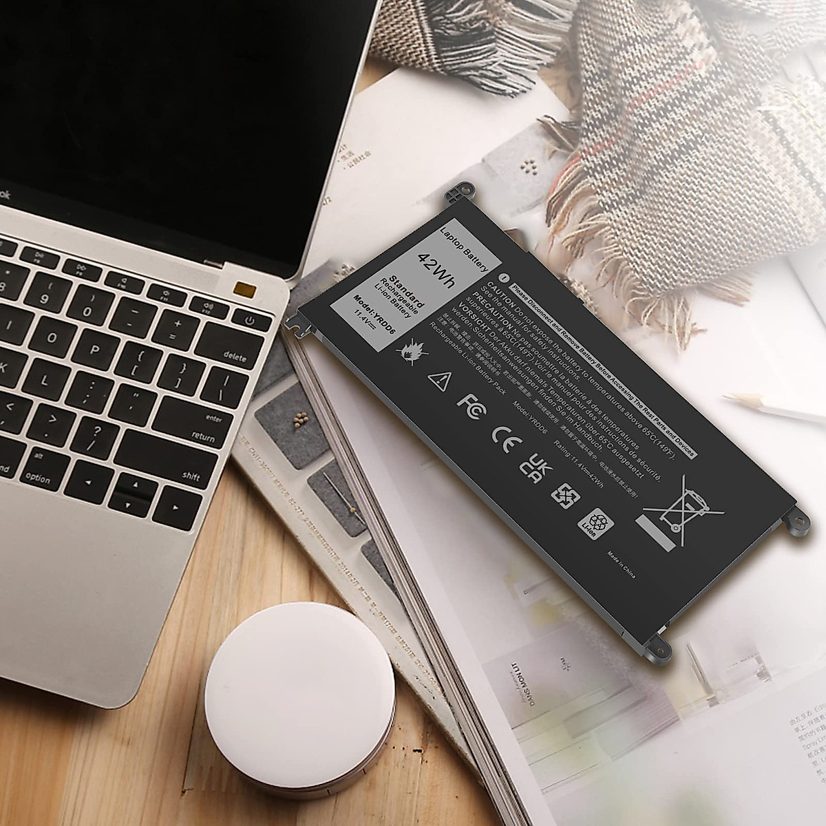 Fancy Buying YRDD6 1VX1H Battery for Dell Inspiron 3310 3583 5481 5482 5485 5491 5591 7586 2-in-1 3493 3501 3582 3584 3593 3793 5480 5493 5581 5584 5585 5590 5593 5594 5598 P93G001 VM732 P75F 01VX1H