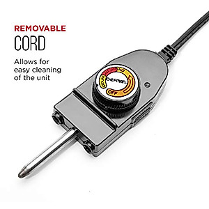 Chefman Electric Griddle, Fully Immersible and Dishwasher Safe Features, Adjustable Temperature Control Allows for Versatile Cooking and Removable Slide-out Drip Tray for Easy Cleaning, Black