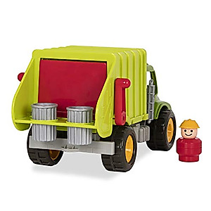 Battat – Green Recycling Truck – Classic Toddler Trucks – Eco-Friendly Toy – Soft Rubber Wheels – 18 Months + – Garbage Truck