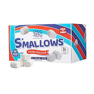 ChocZero Sugar Free Marshmallows, Keto Marshmallow, Gluten Free, 0g Fat, Zero Sugars, Healthy Low Carb, 10.5 Oz