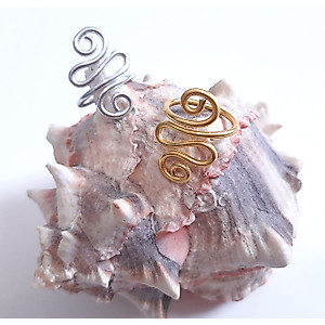 Handmade Crochet Tension Ring | ZigZag Wire Wrapped Knitting or Crochet Tool | Crochet Gifts and Accessories Active