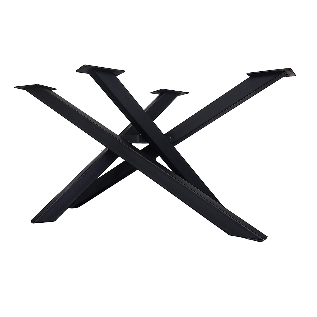 Criss Cross Metal Table Base - Any Size and Color