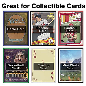 VKshop 1000pcs Matte Trading Card Sleeves Protector for Sports Card Sleeves and Toploader Card Sleeves Fit for Collectable Gaming Cards(colours,66 * 91mm)