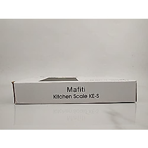Kitchen Scale, Mafiti Digital Kitchen Scales 11lb/5kgX1g, Multifunction Measures in Kg, g, lb and OZ Digital Kitchen Weight for Food, Cooking and Baking，LCD Display（Silver）