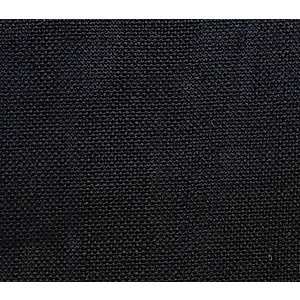 Burlap Fabric Jute Black / 58" Wide/Sold by The Yard