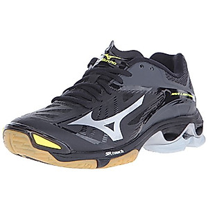 Mizuno Women's Wave Lighting Z2 Volleyball Shoe, Black/Silver, 7 D US