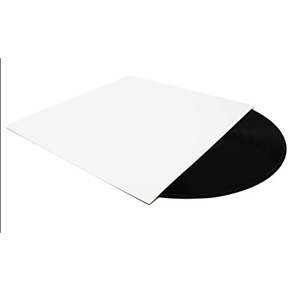 BIG FUDGE Pro Blank Album Jackets. 20 Album Covers (350gsm) Record Jackets. 12 Inch LP Vinyl Cover for Vinyl Record Inner Sleeves and Outer Sleeves. LP Jacket Covers, Cardboard Record Covers (White)