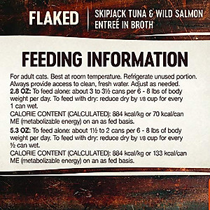 Wellness CORE Grain-Free Signature Selects Wet Cat Food, Natural Protein-Rich Recipe, Made with Real Flaked Tuna & Salmon, 5.3oz Cans (Pack of 12)