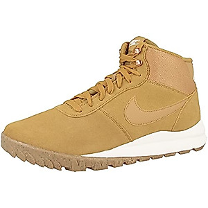 Nike Hoodland Suede Mens Boots Haystack/Sail/Gum Light Brown 654888-727 (9.5 D(M) US)