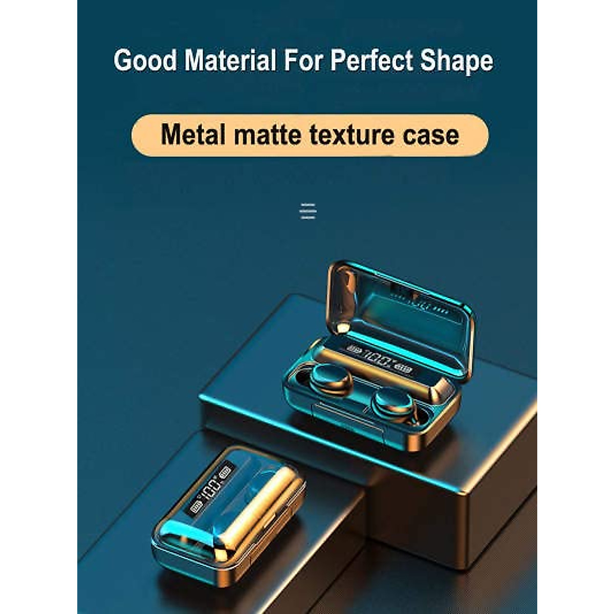 Wireless Earphones Sport Running Headsets TWS (True Wireless Stereo) f9 Earbuds Bluetooth Headphone for iPhone, Samsung,LG and Other Mobile Phones, Tablets,TV's, Smart Bluetooth Devices