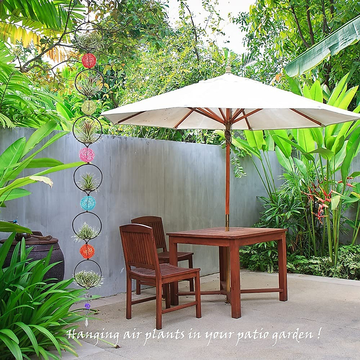 Tillandsiart Air Plant Hanger (Rings & Balls Tillandsia Air Plant Hanging Planter Set) A Unique DIY Kit for You to Hang Air Plants Indoors or Outdoors - Air Plants Not Included.