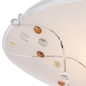 Quoizel Stellar 3-Light Polished Chrome Flush Mount Light