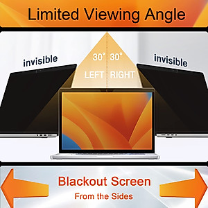 Magnetic Privacy Screen MacBook Air 13 Inch(2018-2021, M1), Removable Anti Blue Light Glare Filter Screen Protector with Camera Cover for Mac air 13''