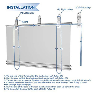 E&K Sunrise 6'W x 6'H Roll Up Shade Outdoor Roller Shade Blind Sun Shade UV Block for Patio Porch Backyard Gazebo Deck Pergola (Brown)