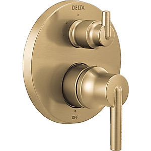 DELTA FAUCET T24859-CZ Contemporary Monitor 14 Series Valve 3-Setting Integrated Shower Trim with Diverter, Champagne Bronze