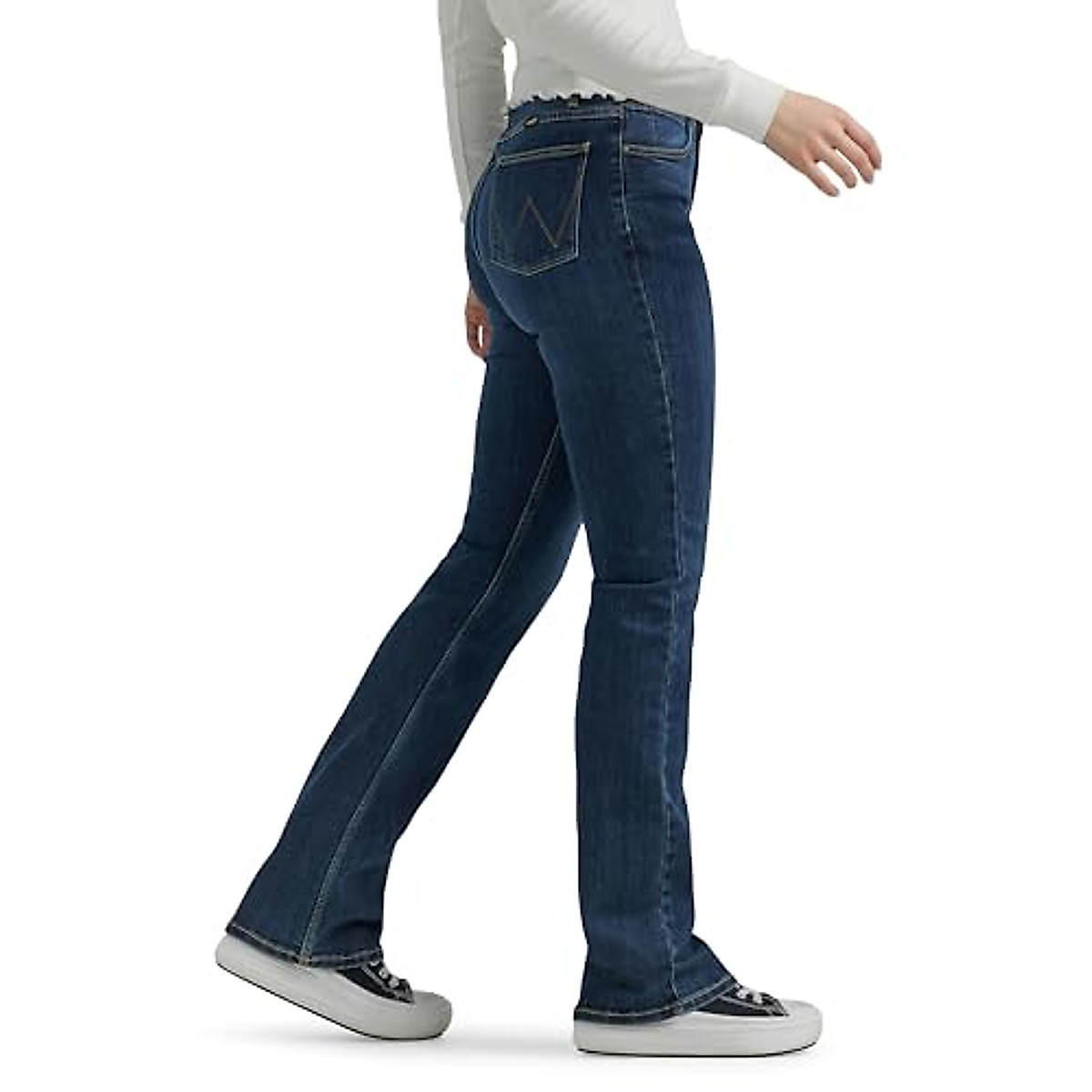 Wrangler womens High Rise Bold Boot Jeans, Stockton, 6W x 30L US