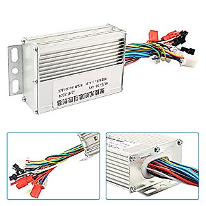 Opaltool Brushless Controller, 36V/48V Aluminium Alloy E-Bike Brushless Motor Controller for Electric Bicycle Scooter (350W)