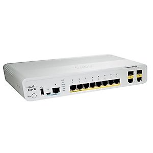 Catalyst 2960C Switch 8 FE PoE, 2 x Dual Uplink, LAN Base WS-C2960C-8PC-L (Renewed)