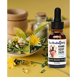 The Healing Dog: Hemp Oil for Cats & Dogs - 300mg