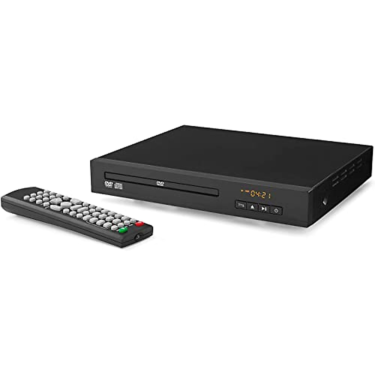 ONN Compact DVD/DVD-RW Player with Remote, 8.85"