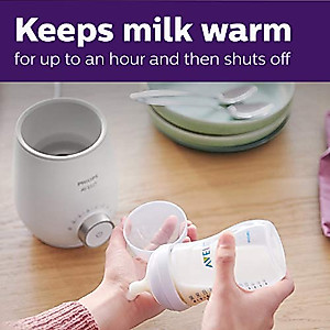 Philips Avent Fast Baby Bottle Warmer with Smart Temperature Control and Automatic Shut-Off, SCF358/00