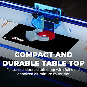 Kreg PRS2100 Bench Top Router Table - Full Size Portable Router Table - Workshop Router Table - Workbench Accessory - Holiday Home Improvement Gifts for Him