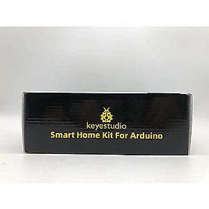 KEYESTUDIO Smart Home Starter Kit for Arduino for Uno R3, Electronics Home Automation Coding Kit, Wooden House DIY Sensor Kit STEM Set for Adults Teens 15+