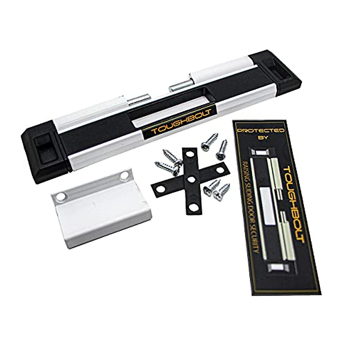 TOUGHBOLT Premium Double Deadbolt Sliding Patio Door/Child Safety Lock - See Tools Required to Install