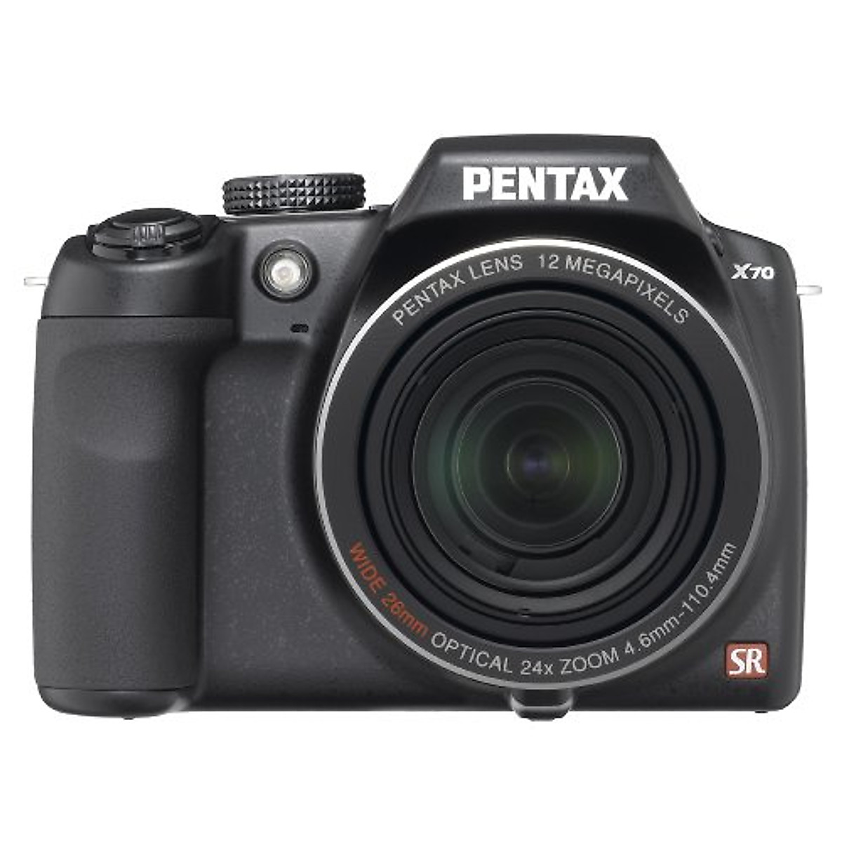 Pentax X70 12MP CCD Digital Camera with 24x Optical Triple Shake Reduction Zoom and 2.7 inch LCD