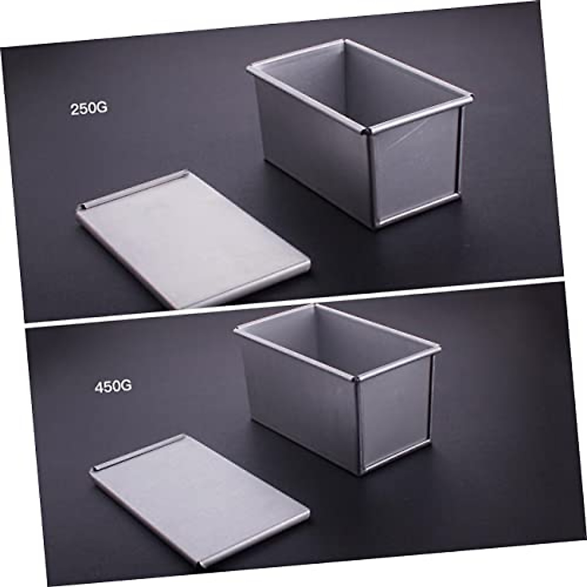 UPKOCH 1pc Mini Pan Aluminum Loaf Pans Mini Toast Bread Loaf Tin Toast with Cover Broiler Pan for Oven Kitchen Supplies Baking Tray Household Baking Plate Mold Baking Mold Bakeware Pie